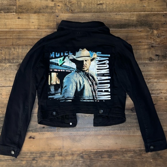 Tinseltown | Jackets & Coats | Custom Jason Aldean Denim Jacket | Poshmark